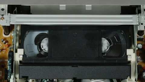 VHS PLAYER, Old video recorder inside cl... | Stock Video | Pond5