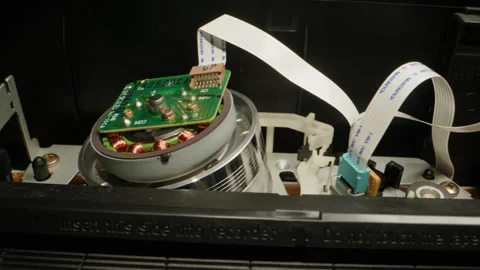 VHS PLAYER, Old video recorder inside cl... | Stock Video | Pond5