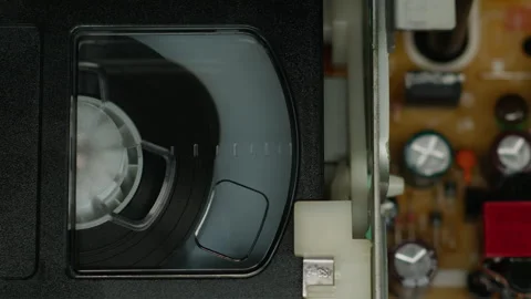 VHS PLAYER, Old video recorder inside cl... | Stock Video | Pond5