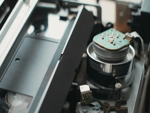 VHS Recorder Tape Sequence (4k). VHS rec... | Stock Video | Pond5