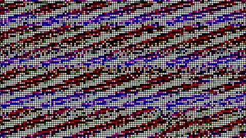 VHS tape glitch effect with distorted co... | Stock Video | Pond5