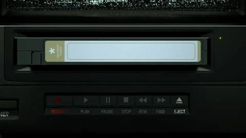 VHS tape playing, over noise texture, St... | Stock Video | Pond5