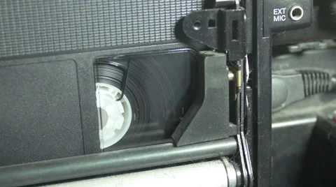 VHS tape recording record 4k device | Stock Video | Pond5
