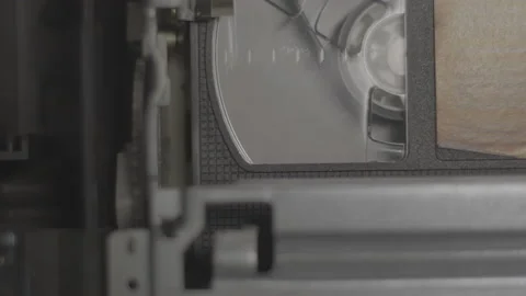 VHS tape Rewinding In VHS Deck | Stock Video | Pond5