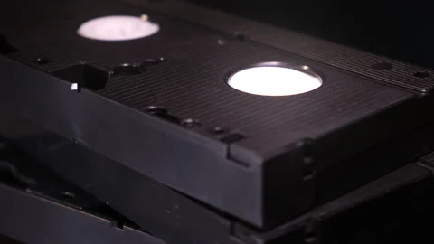 VHS tapes turning | Stock Video | Pond5