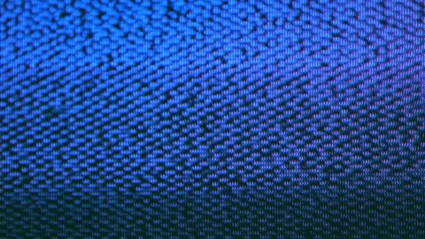 Vhs TV sound of blue color on black back... | Stock Video | Pond5