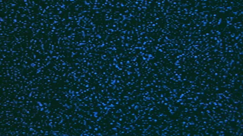 Vhs TV sound of blue color on black back... | Stock Video | Pond5