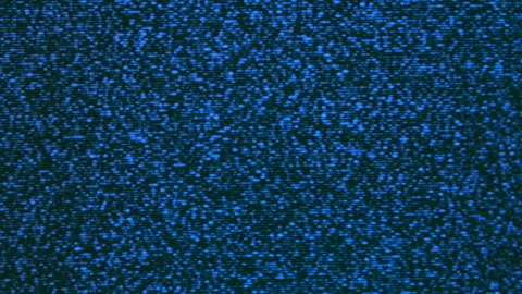 Vhs TV sound of blue color on black back... | Stock Video | Pond5