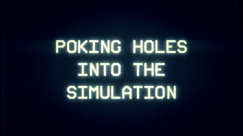VHS VCR distort poking holes simulation | Stock Video | Pond5