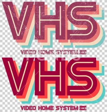 VHS - Video Home System - Retro Tech Transparent Png Illustrations ...