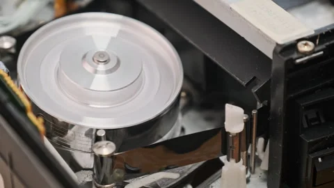 VHS Video Tape Putting Inside a VCR Reco... | Stock Video | Pond5