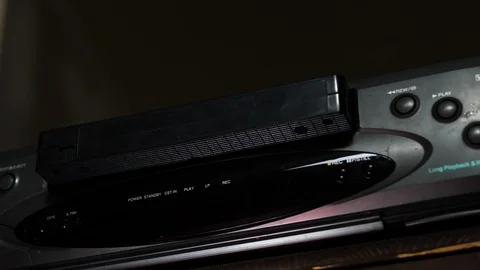 VHS Video tape VCR Player recorder | Stock Video | Pond5