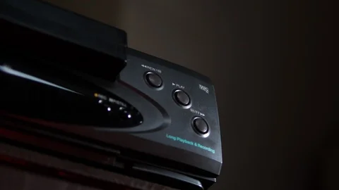VHS Video tape VCR Player recorder | Stock Video | Pond5