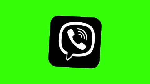 Viber icon background animated, logo sym... | Stock Video | Pond5