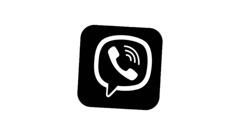 Viber icon background animated, logo sym... | Stock Video | Pond5