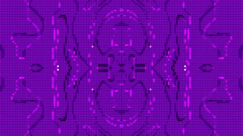 Vibrant 8 bit blocks, digital data flows... | Stock Video | Pond5