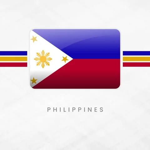 Vibrant Animated Philippines Flag Waving... | Stock Video | Pond5