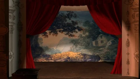 Victorian Theater Backdrop/Background: L... | Stock Video | Pond5