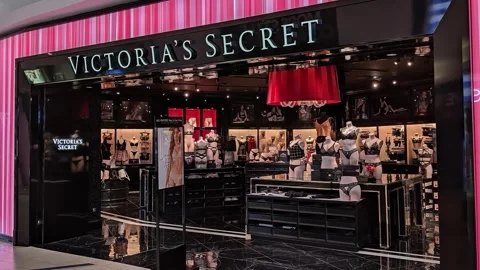 Victoria's Secret lingerie retail store ... | Stock Video | Pond5