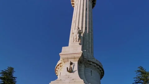 Victory lighthouse of Trieste at sunset ... | Stock Video | Pond5