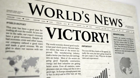 Victory Newspaper Stock Video Footage | Royalty Free Victory Newspaper ...