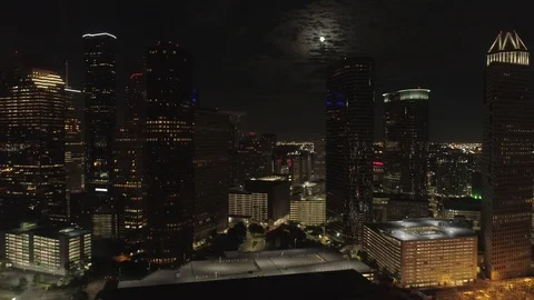Houston Aerial Night Stock Videos – Royalty-Free HD & 4K Videos