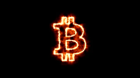 Video animation of the bitcoin logo in a... | Stock Video | Pond5