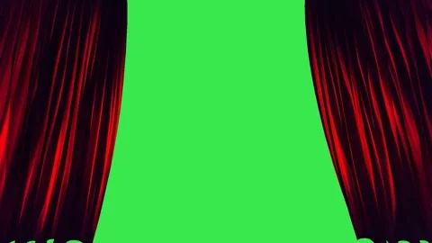 Video Animation - Dark Red Curtain - Ope... | Stock Video | Pond5