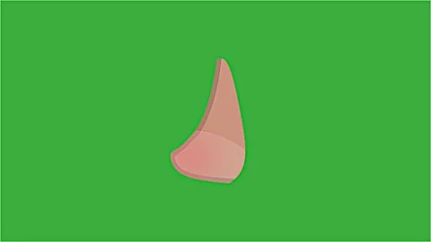 Video animation of a nose moving on a gr... | Stock Video | Pond5