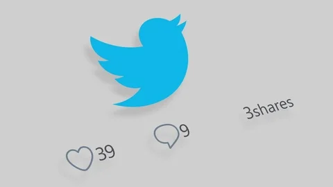 Video animation of Twitter social media ... | Stock Video | Pond5