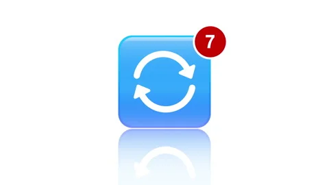 Video animation of update app icon with ... | Stock Video | Pond5