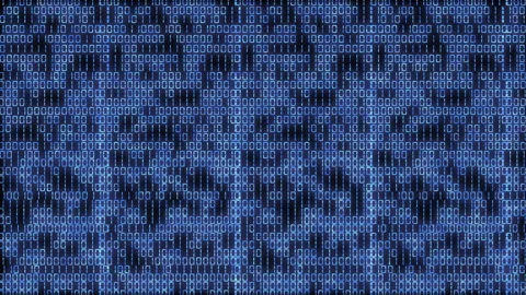 Video of binary numbers displaying and c... | Stock Video | Pond5