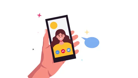 After Effects: Video call on smartphone animation with After Effects ...