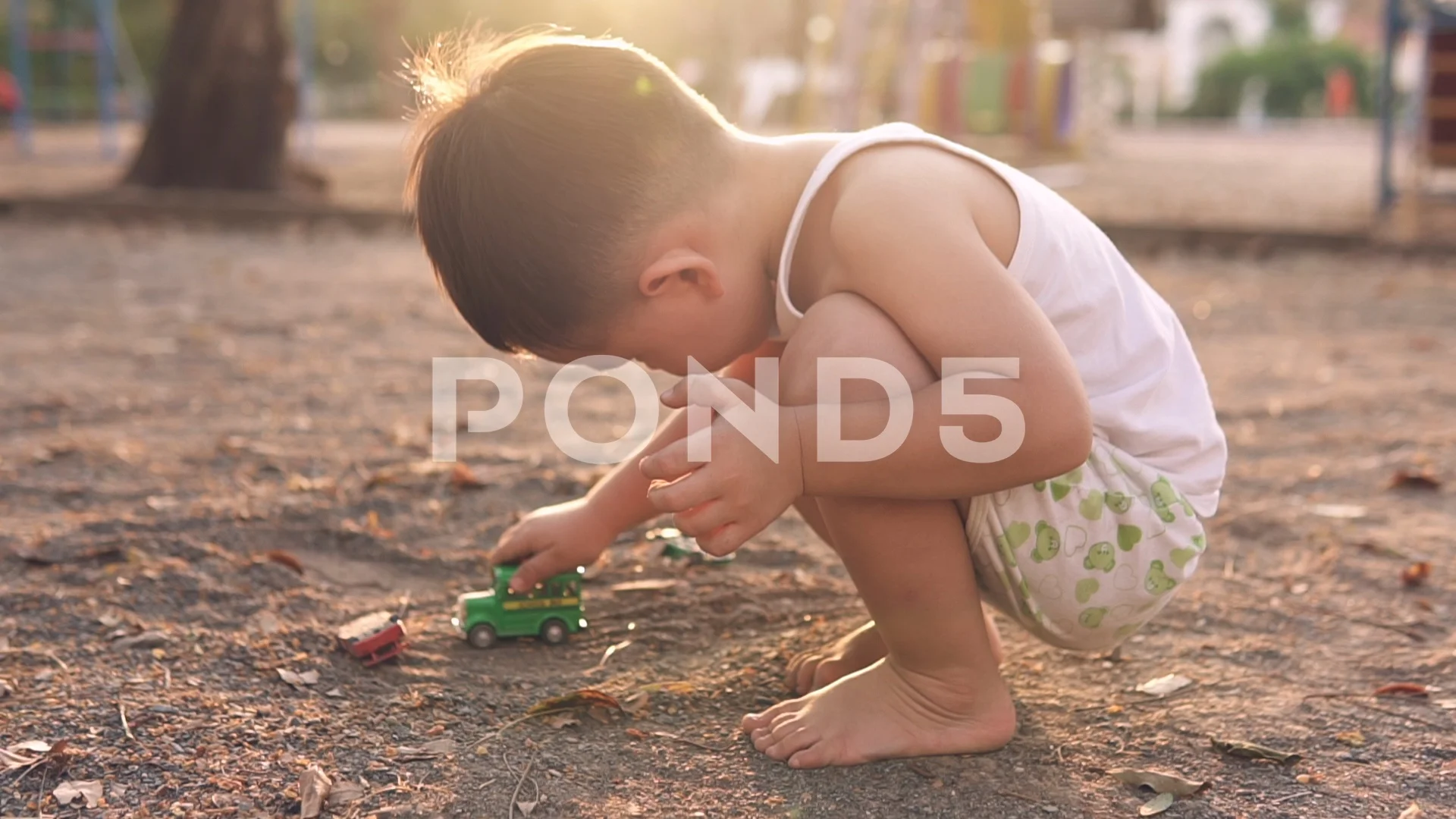 Kid Playing Alone
