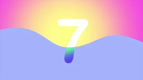 Counting At Countdown Number Animation Stock Footage ~ Royalty Free ...