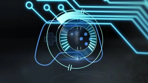 The video game controller, circuit board... | Stock Video | Pond5