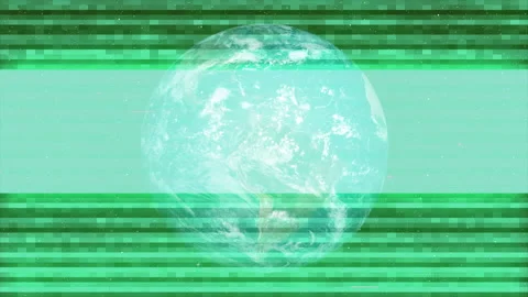 Glitch Earth Stock Footage ~ Royalty Free Stock Videos | Pond5