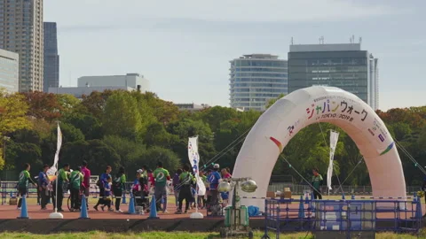 Video of Japan Walk for the 2020 Tokyo ... | Stock Video | Pond5