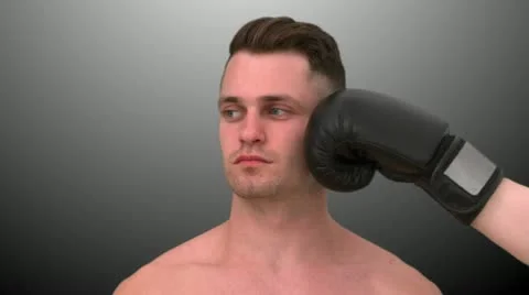 Man Face Hit Stock Footage ~ Royalty Free Stock Videos | Pond5