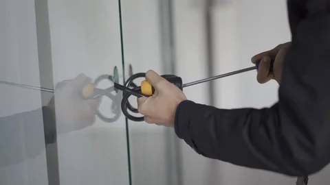 Man Breaking Glass Stock Footage ~ Royalty Free Stock Videos | Pond5