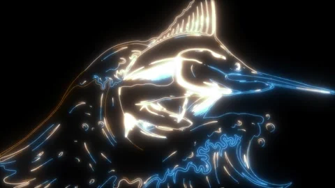 Marlin Isolated Stock Video Footage | Royalty Free Marlin Isolated ...