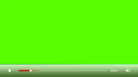Video Player Animation on Green Screen | Stock Video | Pond5