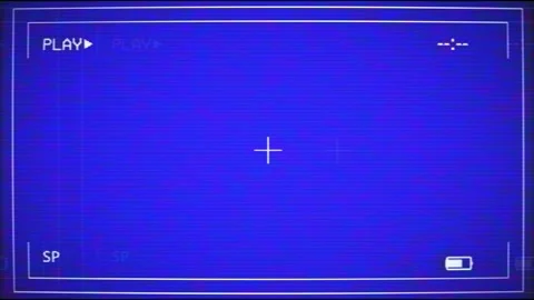 Video player showing blue screen of VHS ... | Stock Video | Pond5