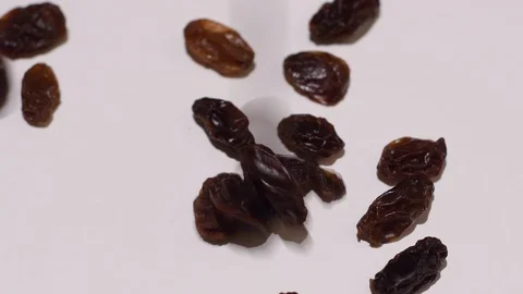 Raisins Falling Stock Footage ~ Royalty Free Stock Videos | Pond5