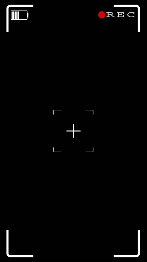 Video recording vertical frame with blin... | Stock Video | Pond5