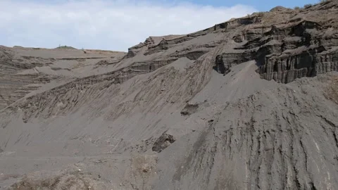 Video of sandy sedimentary deposits on t... | Stock Video | Pond5