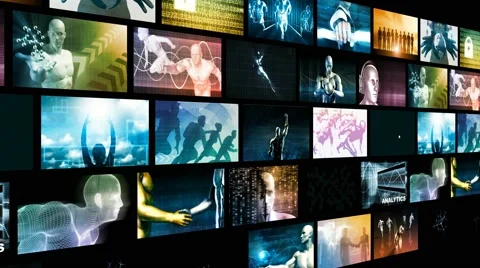 Video Screens Abstract | Stock Video | Pond5