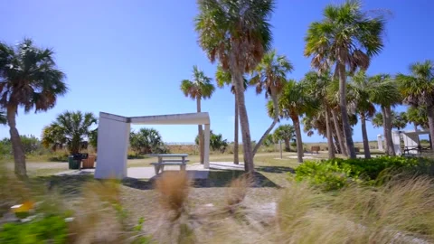 Video Siesta Key picnic area on the beac... | Stock Video | Pond5
