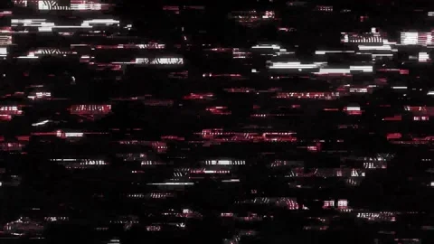 Video signal interference and digital fo... | Stock Video | Pond5