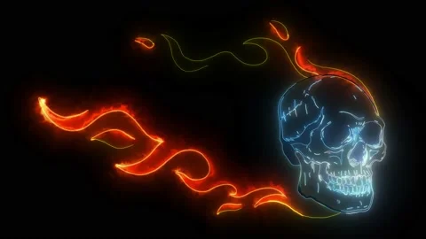 Skull Falling Stock Footage ~ Royalty Free Stock Videos | Pond5